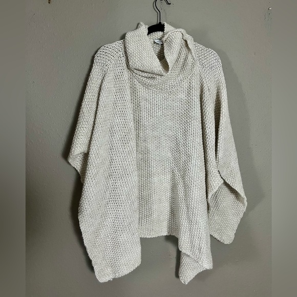 cocogio | Sweaters | Cocogio Cowl Neck Sweater Poncho | Poshmark